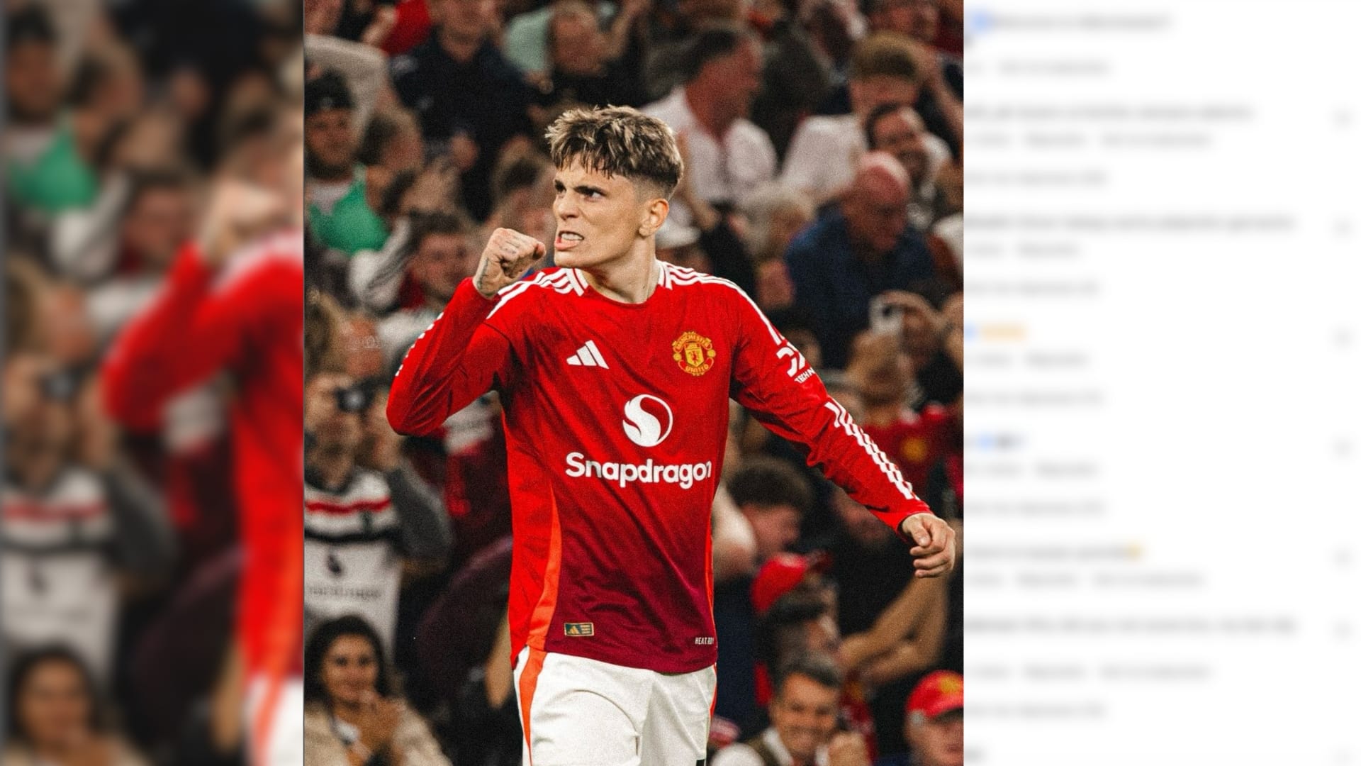 Qual è il nome del taglio di capelli di Garnacho